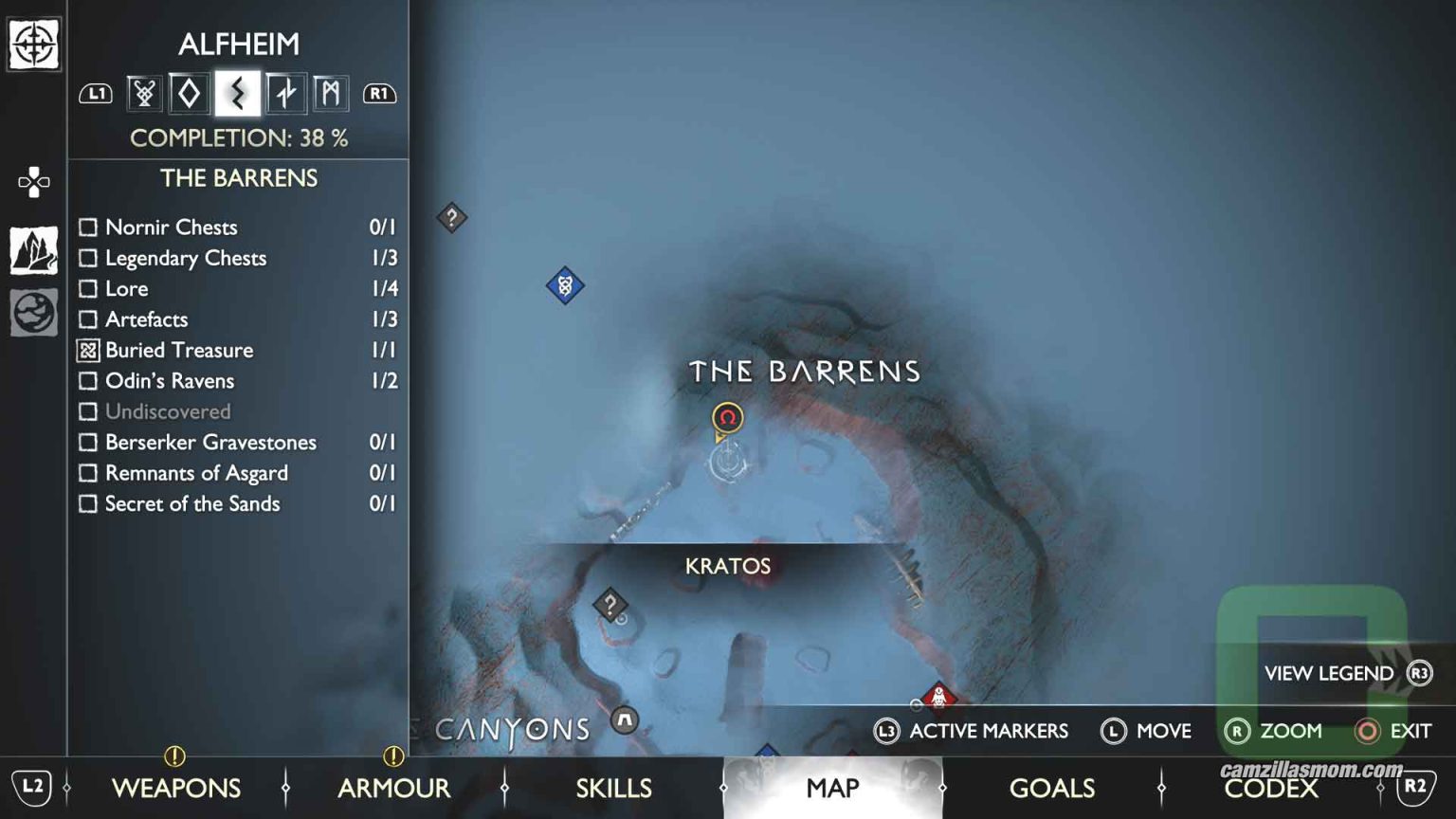 The Barrens – Alfheim – All Collectibles Locations