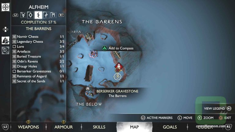 The Barrens – Alfheim – All Collectibles Locations
