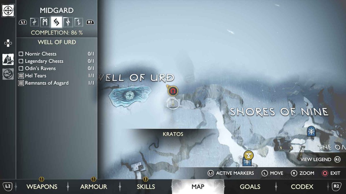 Well of Urd – Midgard – All Collectibles Locations