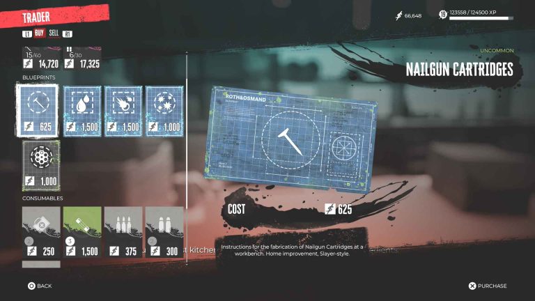 Complete! All Consumables Blueprints Locations