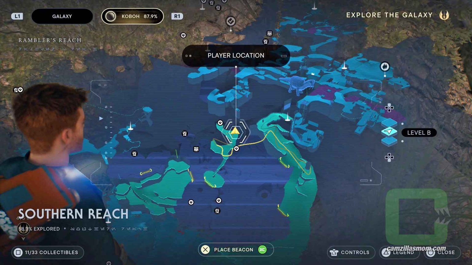 Southern Reach, Koboh: Where are all Collectibles?