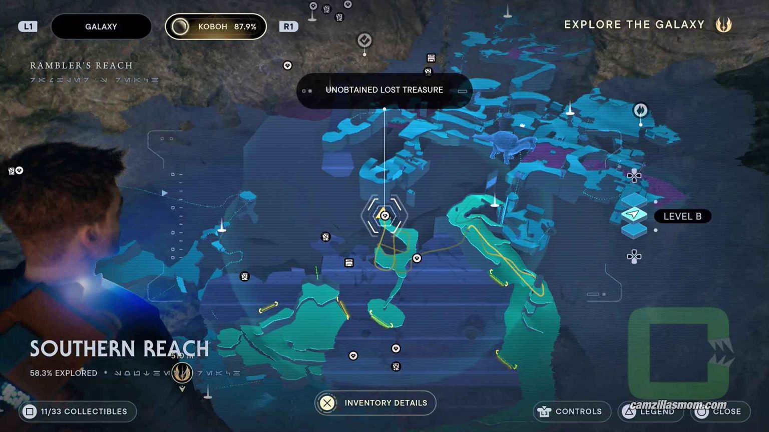 Southern Reach, Koboh: Where are all Collectibles?