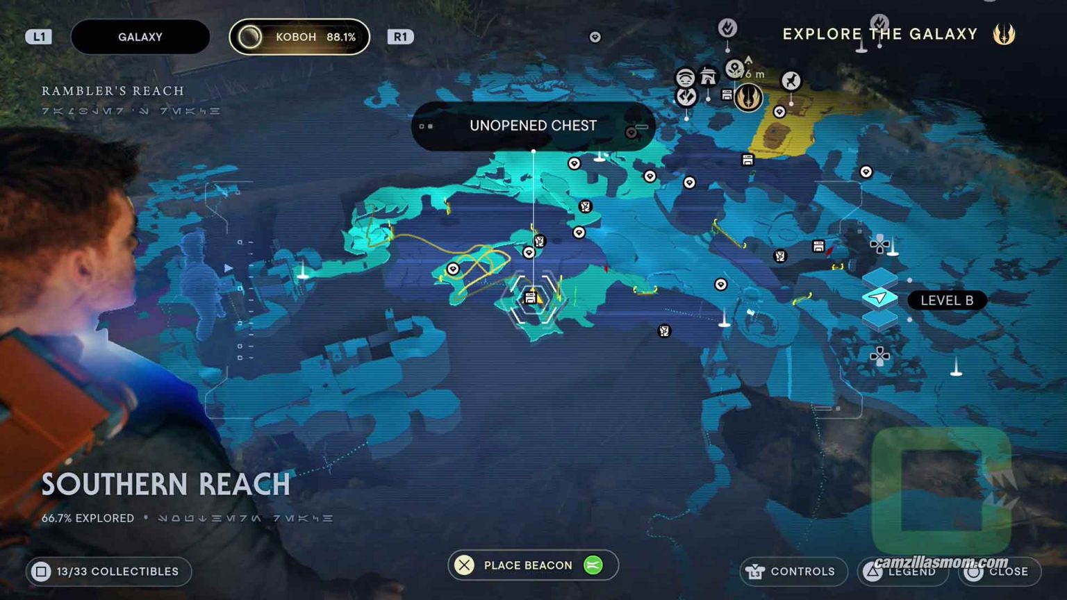 Southern Reach, Koboh: Where are all Collectibles?