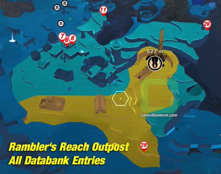Rambler’s Reach Outpost, Koboh: How to get all Collectibles
