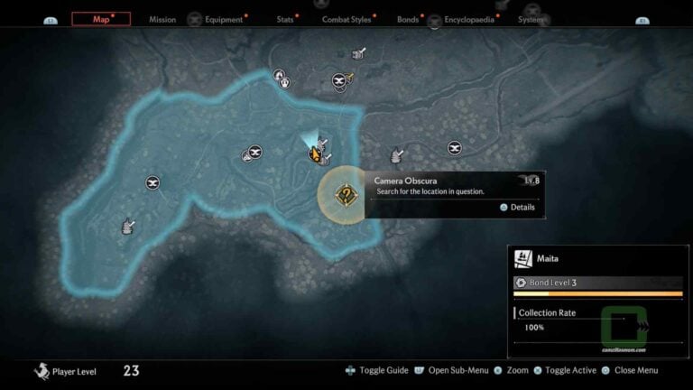 1-Camera-Obscura-Mission-Area-map-Maita-Region-Rise-of-the-Ronin-2024 ...