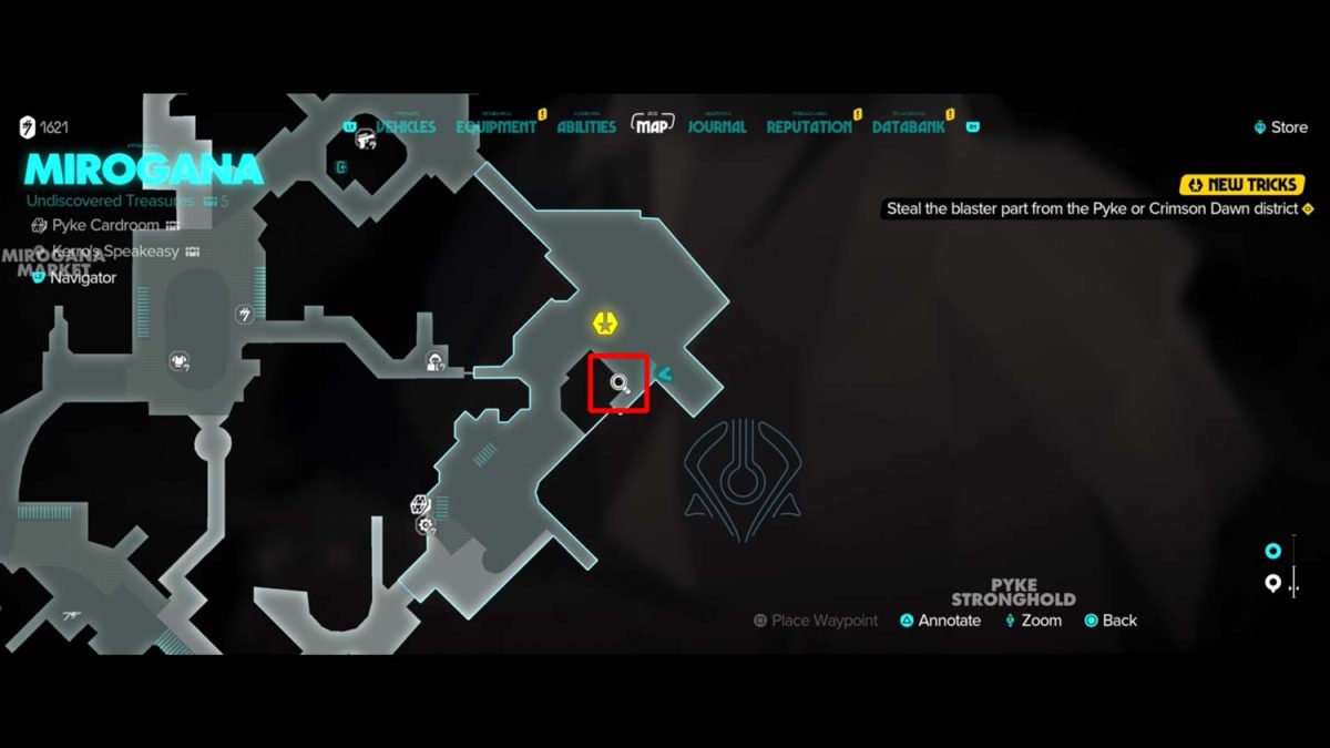2 – Blaster Part Location Map – New Tricks – Star Wars Outlaws 2024 ...