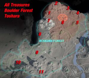 All Treasures Boulder Forest Toshara – Star Wars Outlaws 2024