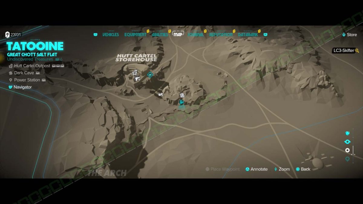 Discover the Great Chott Salt Flat Treasures on Tatooine Star Wars Outlaws