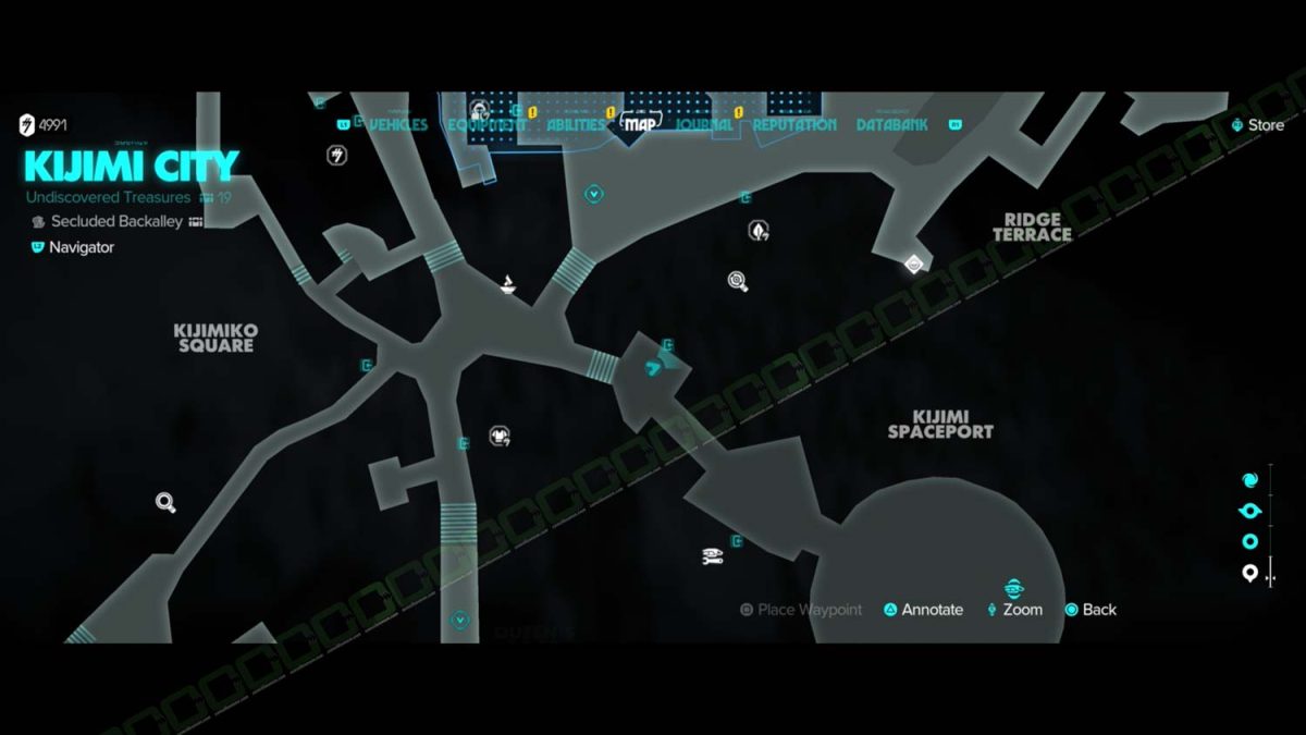 Ilarios Stash – Kijimi City- map – Star Wars Outlaws 2024 ...