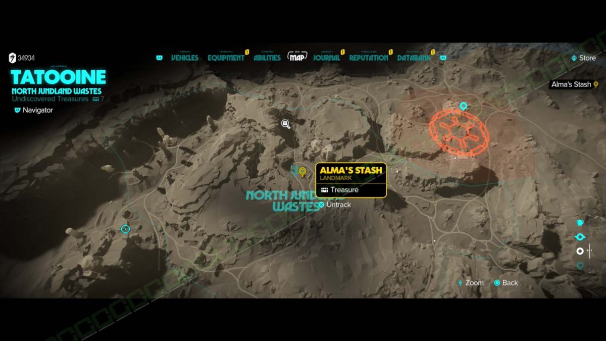 Discover 12 Treasures at North Jundland Wastes Tatooine!