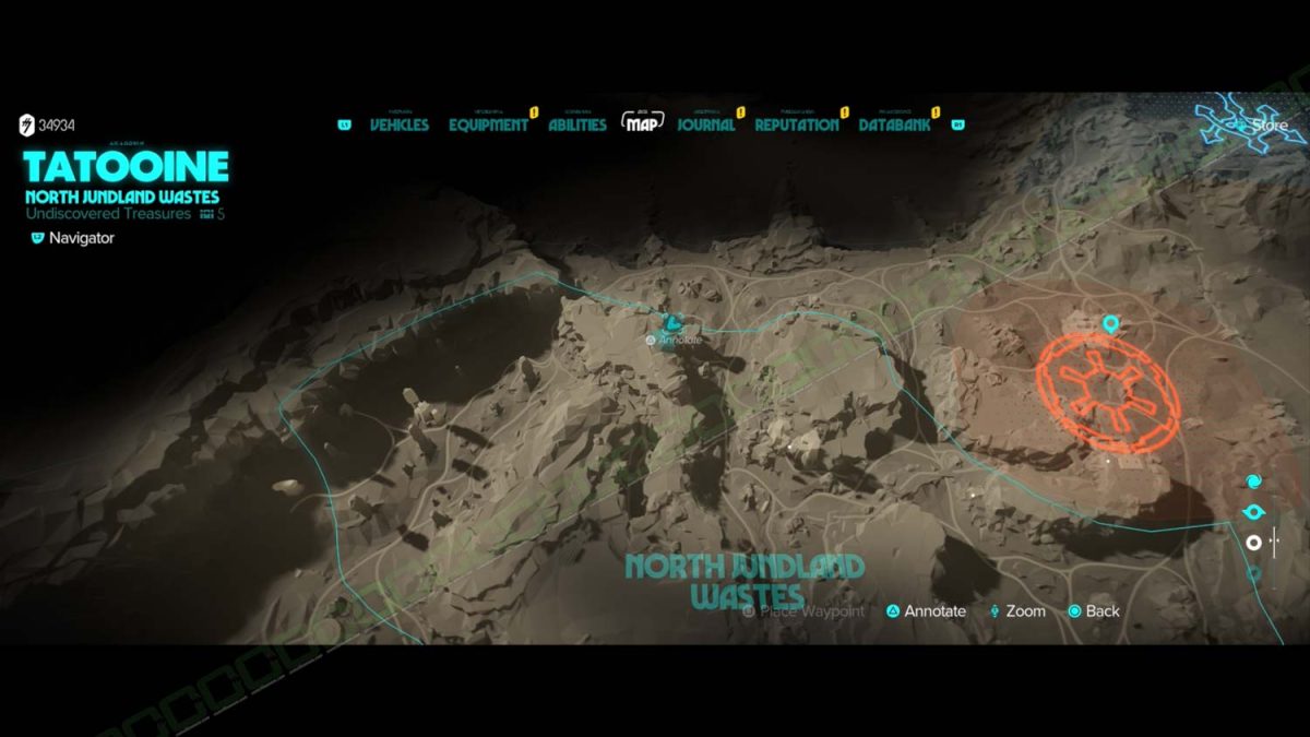Discover 12 Treasures at North Jundland Wastes Tatooine!