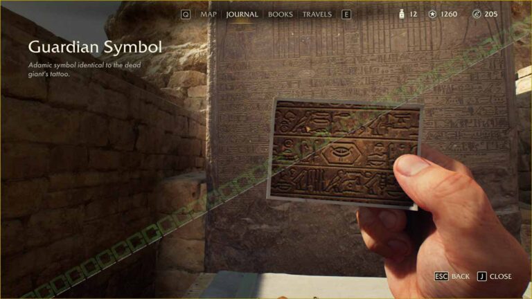 All Adventure Notes in Gizeh – The Idol of Ra Indiana Jones