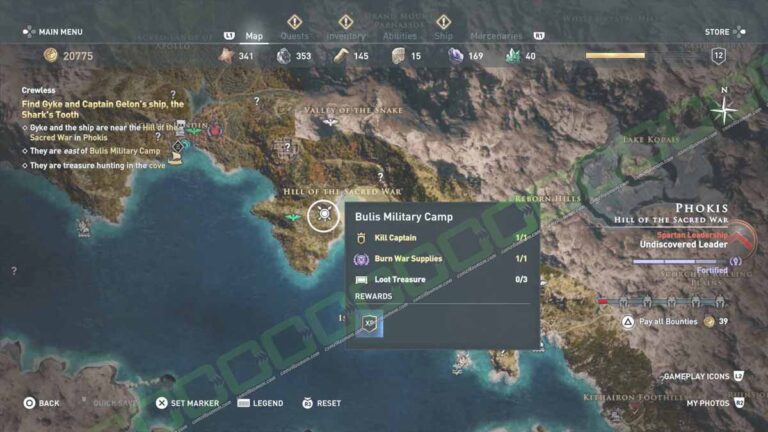 AC Odyssey: Phokis Loot Treasure and Ancient Tablets Guide