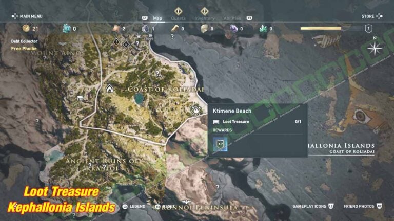 Loot-Treasure–map—inside-tent–Ktimene-Beach—Coast-of-Koliadai ...