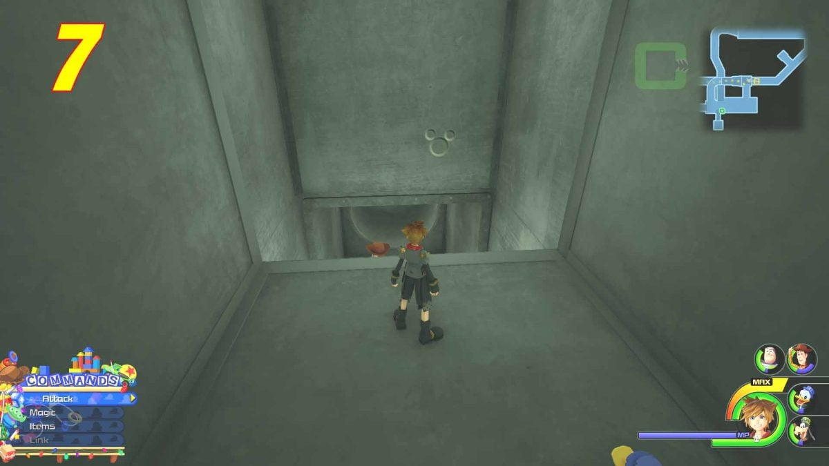 Lucky Emblem-7-location-Galaxy-Toys-Lower-Vents-Toy Box-Kingdom Hearts ...