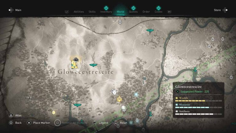 AC Valhalla Glowecestrescire Wealth Collectibles Guide