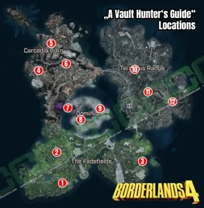 All A Vault Hunters Guide Locations – Overview Map – Borderlands 4 ...