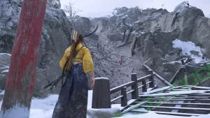 Mount Yotei Shrine Snow Two Red Ropes – Ghost of Yotei › camzillasmom.com