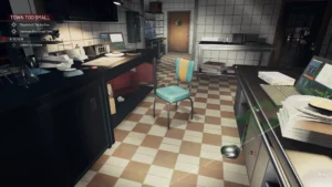 3 – Kitchen – Chair for another room – Town Too Small – Act 2 – Crime ...